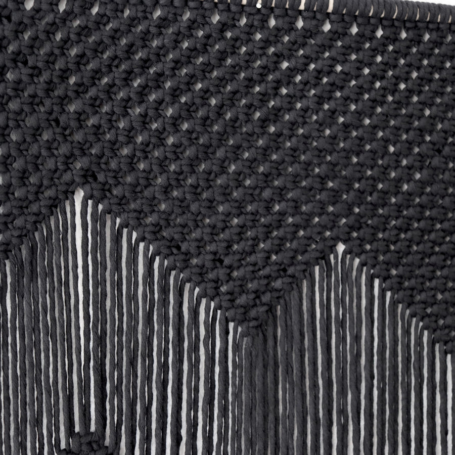 Tall macrame landscape wall hanging - The Mountains | YASHI DESIGNS by ...