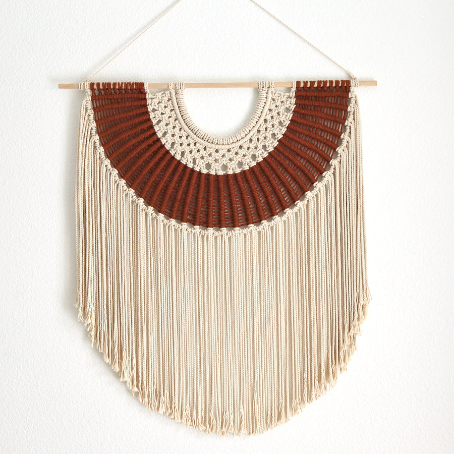 XL Macrame wall hanging - The Matrix | Earthy neutral natural material ...