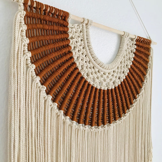 XL Macrame wall hanging - The Matrix | Earthy neutral natural material ...